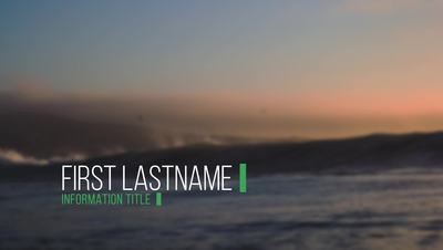 4K Minimal Clean Lower Third After Effects Template - Free HD Video ...