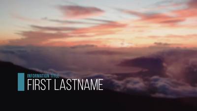 4K Minimal Clean Lower Third After Effects Template - Free HD Video ...