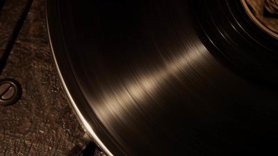 Free Stock 4K Video Footage of a Record Spinning