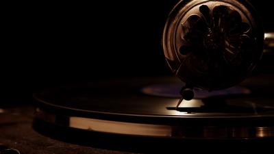 Free Stock 4K Video Footage of a Record Spinning