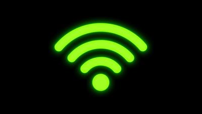 Wifi Symbol on a Computer Screen With Colorful Background - Free HD ...