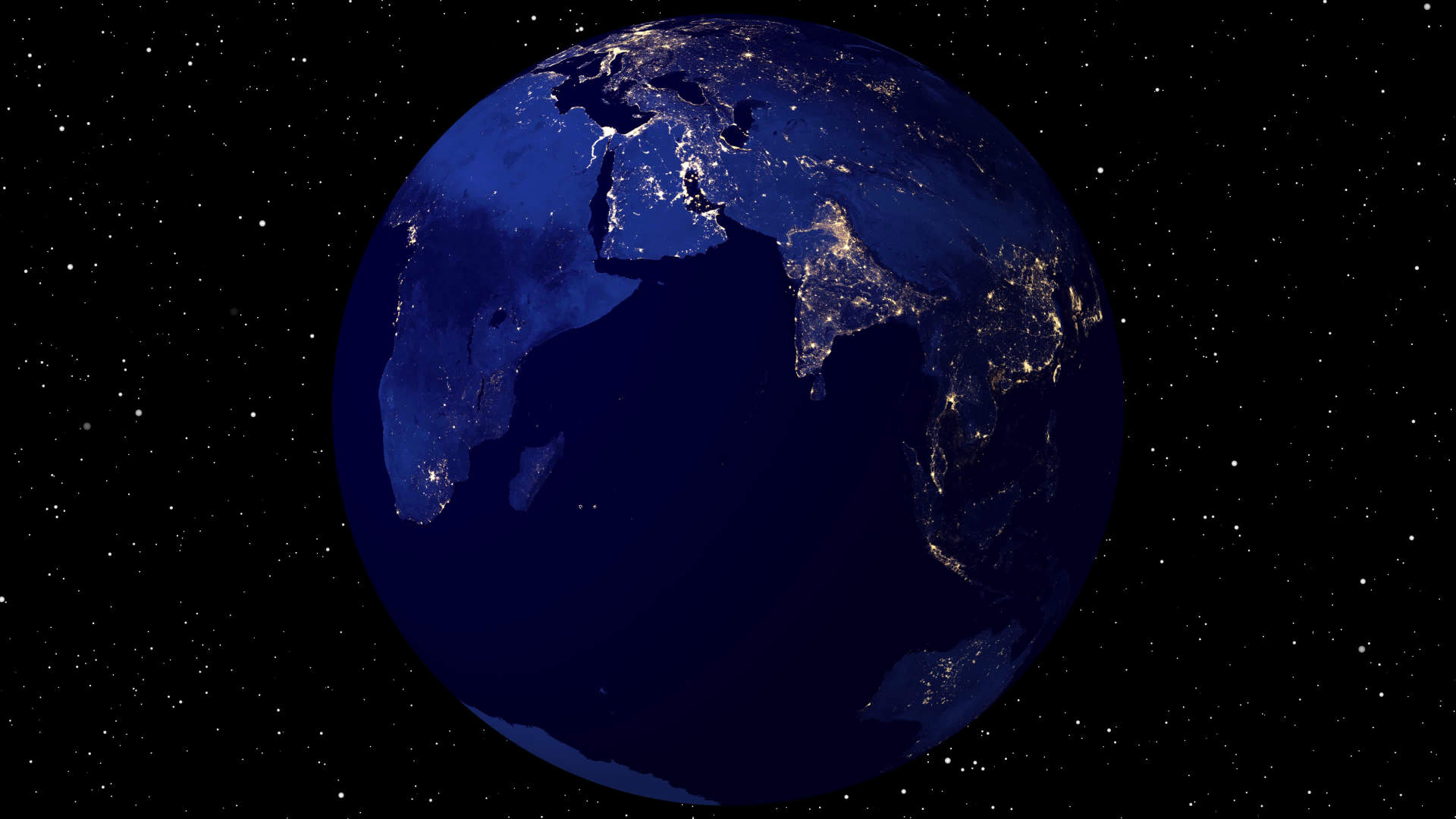 Animated Planet Spinning