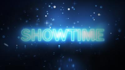 SHOWTIME Blue Neon Text with futuristic light - Free HD Video Clips ...