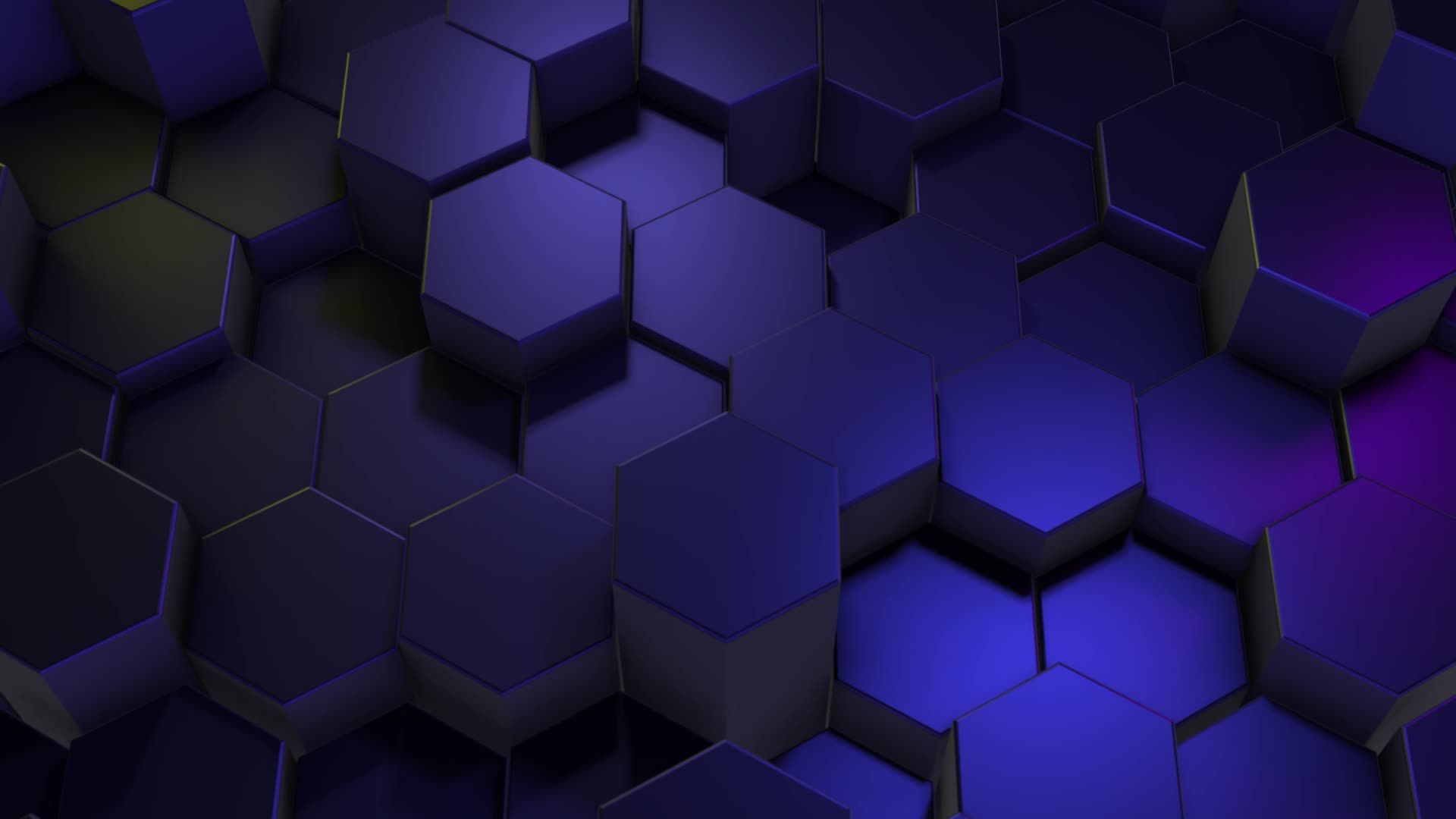 Fondo De Pantalla 1920x1080 Hexágono Resplandor Descarga Gratis